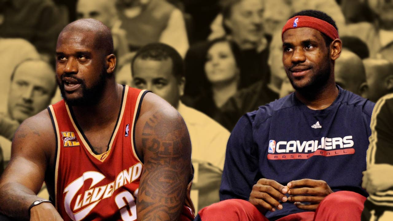 LeBron was excited to play with a nearly retired Shaq in 2009 ...