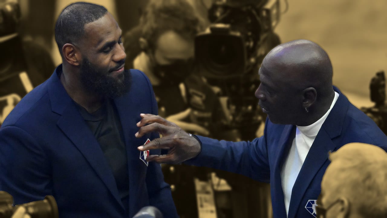 Comedian Ryan Davis picks the GOAT between LeBron and MJ - Basketball ...