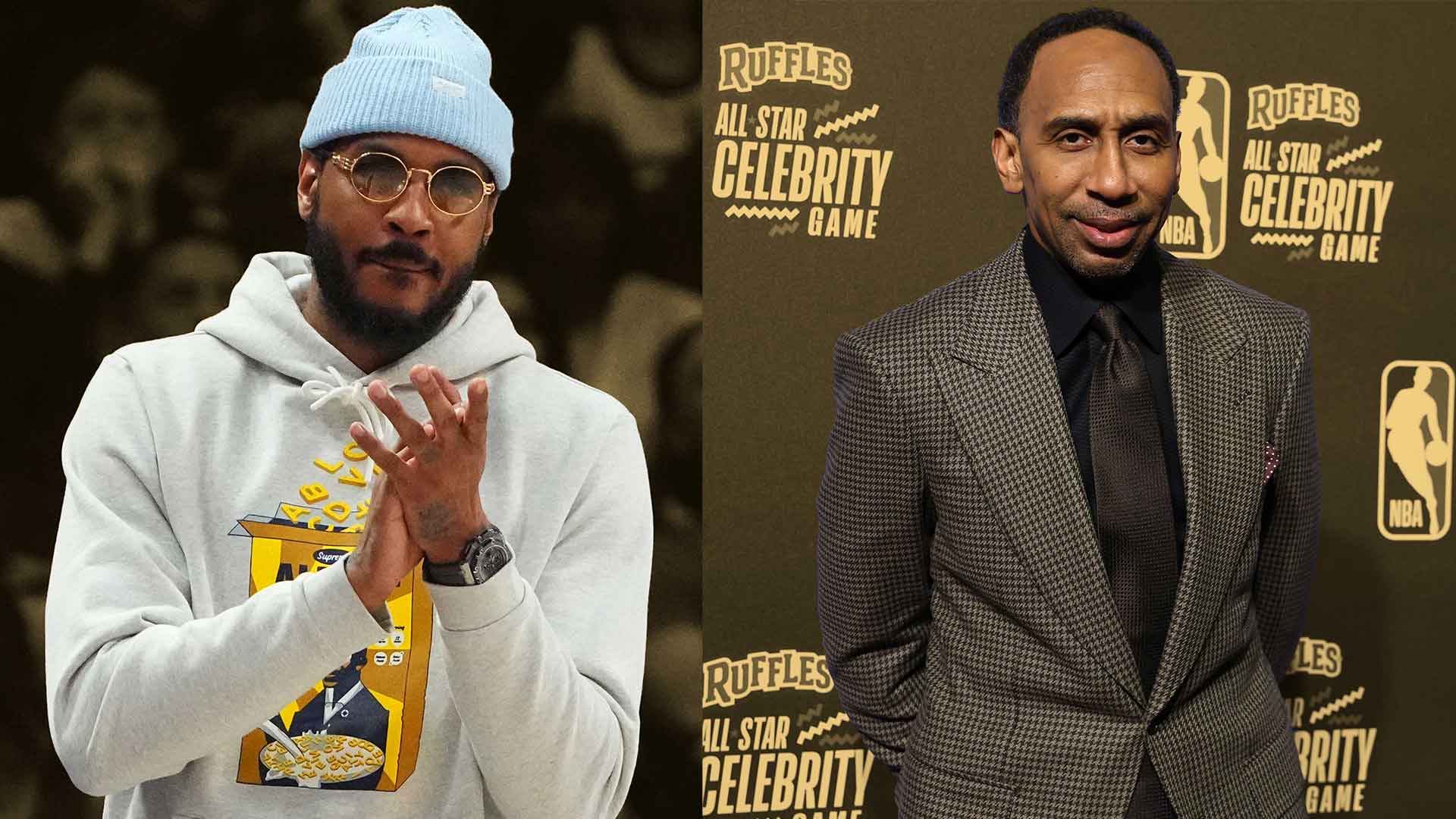 Stephen A. recalls the moment Carmelo Anthony called him out ...