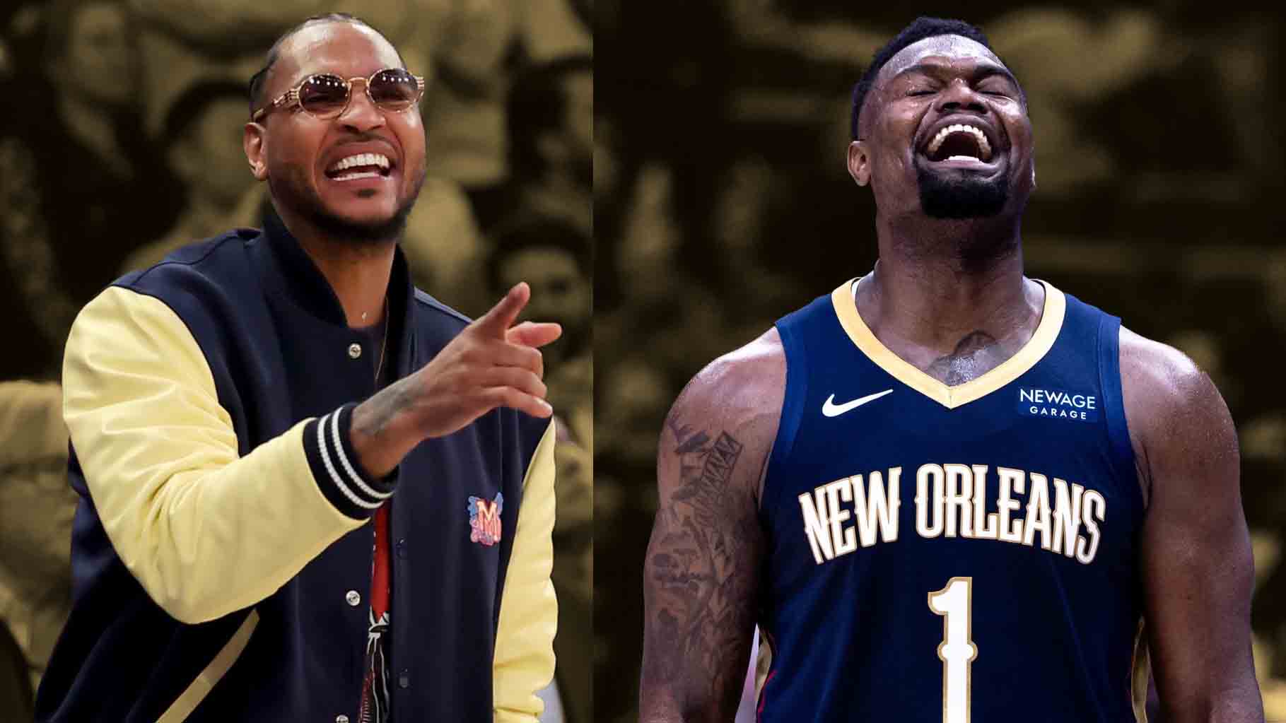 Melo says it’s time for Zion to join the Dunk Contest - Basketball Network