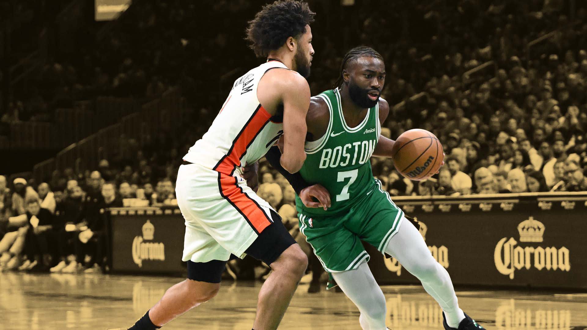 Jaylen Brown fires back after controversial call on Cade Cunningham ...