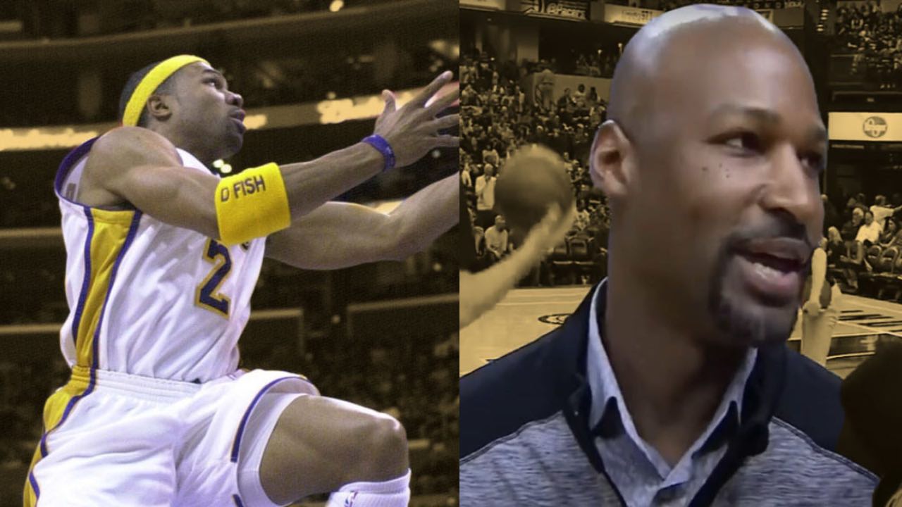 Derek Fisher on matching up with Travis Best in 2000 NBA Finals ...