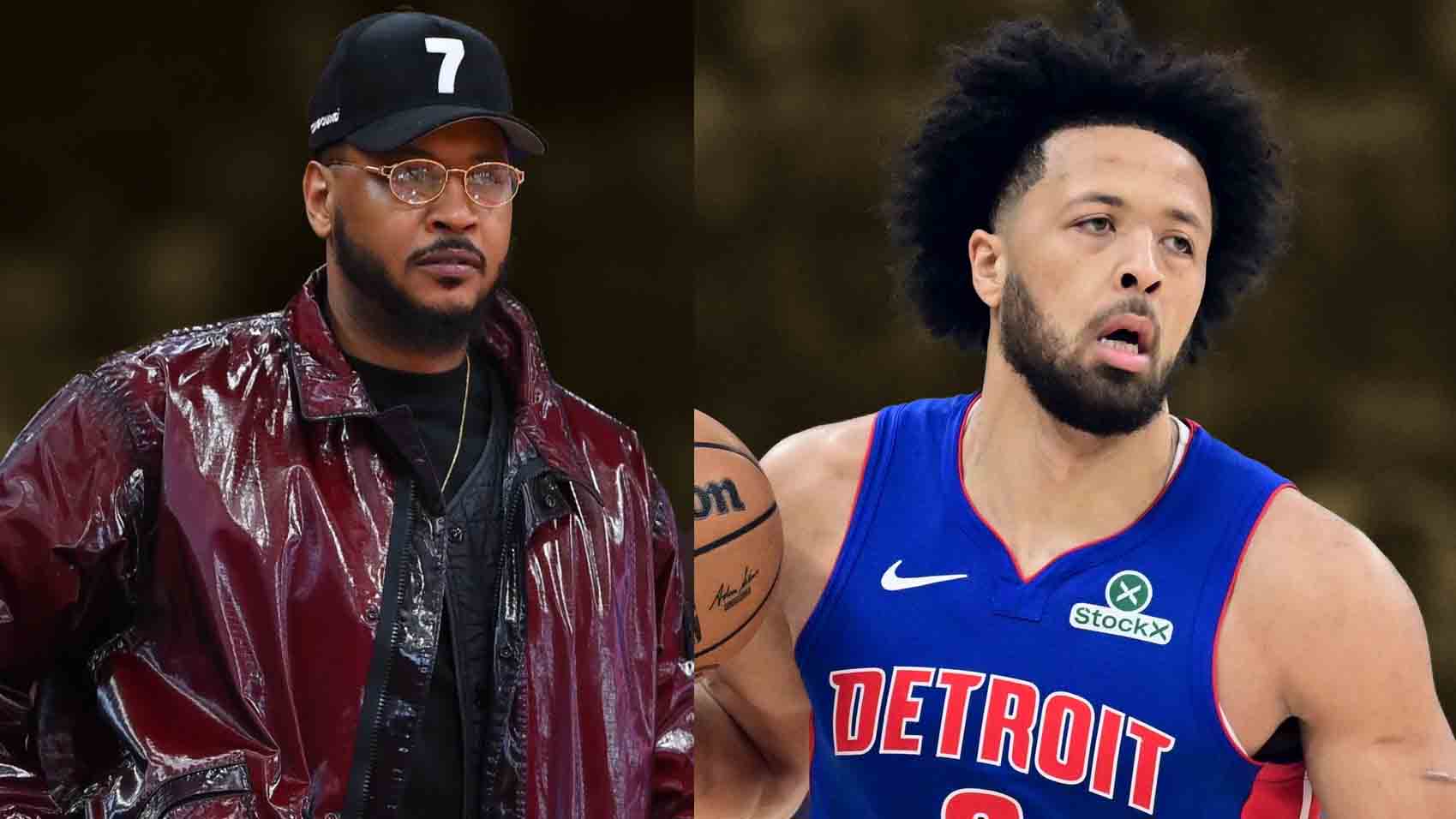 Carmelo Anthony names Cade Cunningham the X-factor for a Pistons title ...