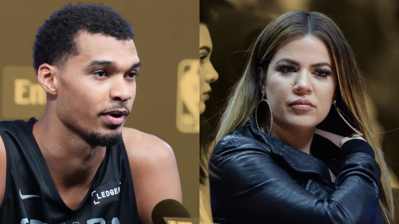 Rashad McCants reacts to rumors Khloe Kardashian and Wemby are dating ...