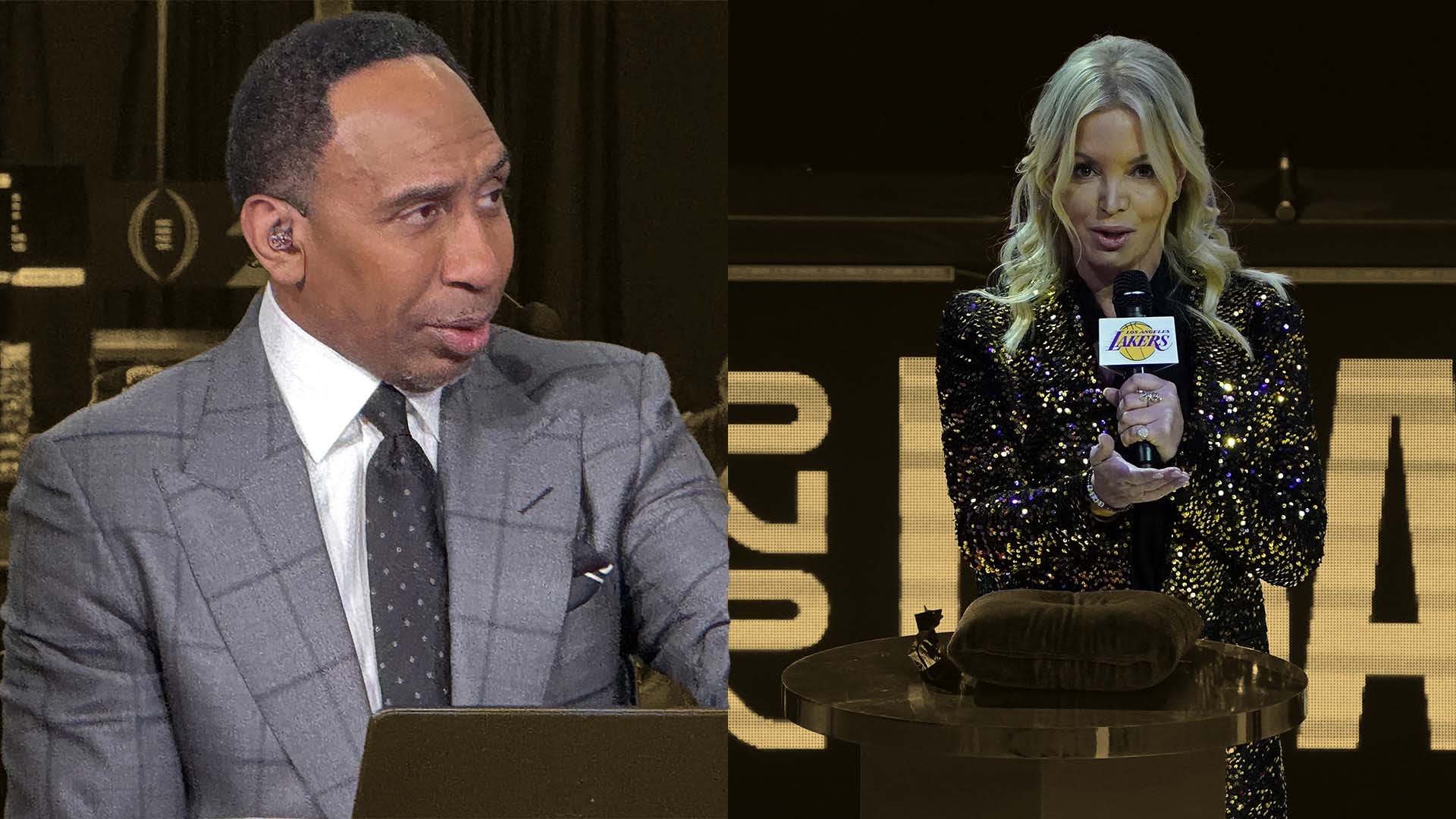 Stephen A. Smith defends LeBron from Jeanie Buss' statements ...