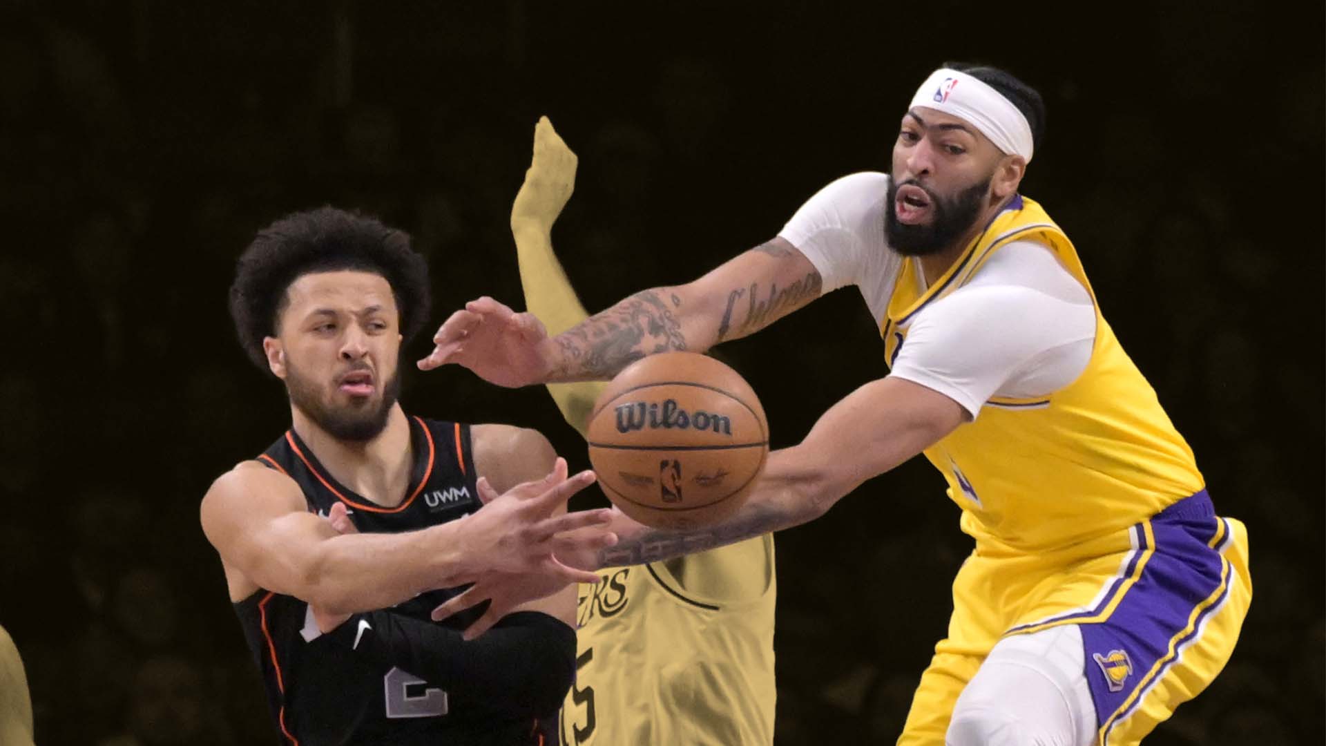 Cunningham explains how AD gave him his "Welcome the the NBA" moment ...